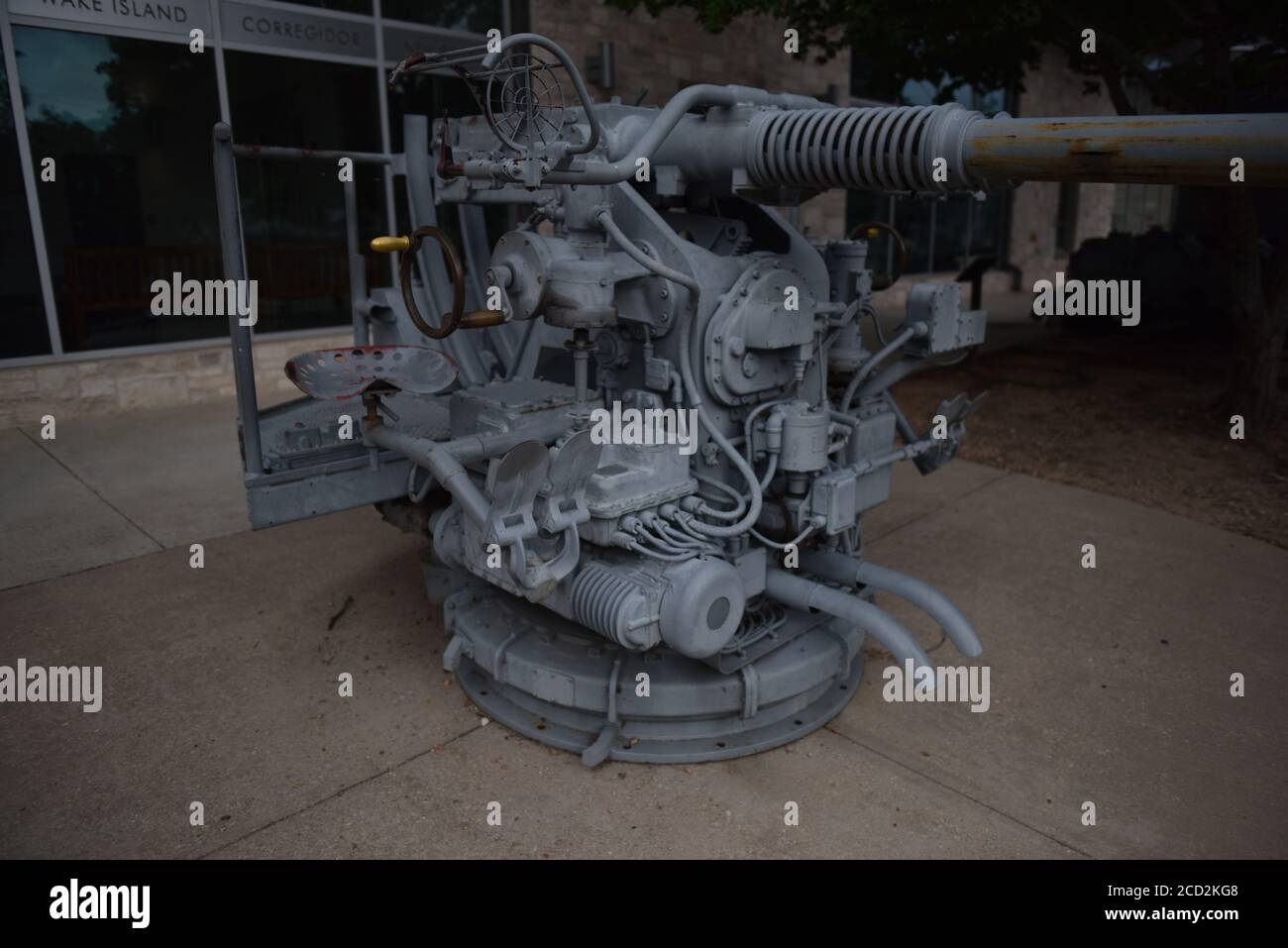 War machine made of iron colored with grey paint Stock Photo - Alamy