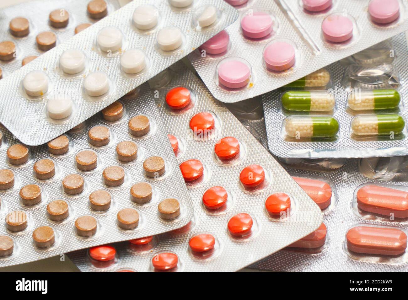 Tablets and capsules Packed in blisters. Pharmaceutical or medical ...