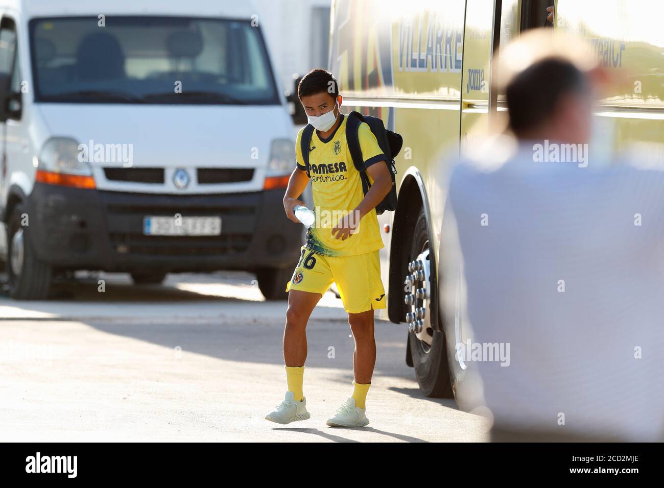 San Pedro del Pinatar, Spain. 25th Aug, 2020. Takefusa Kubo (Villarreal ...