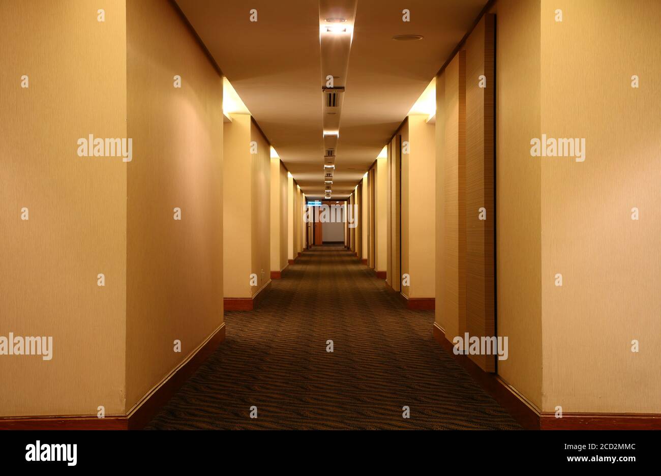 View inside long hall hi-res stock photography and images - Alamy
