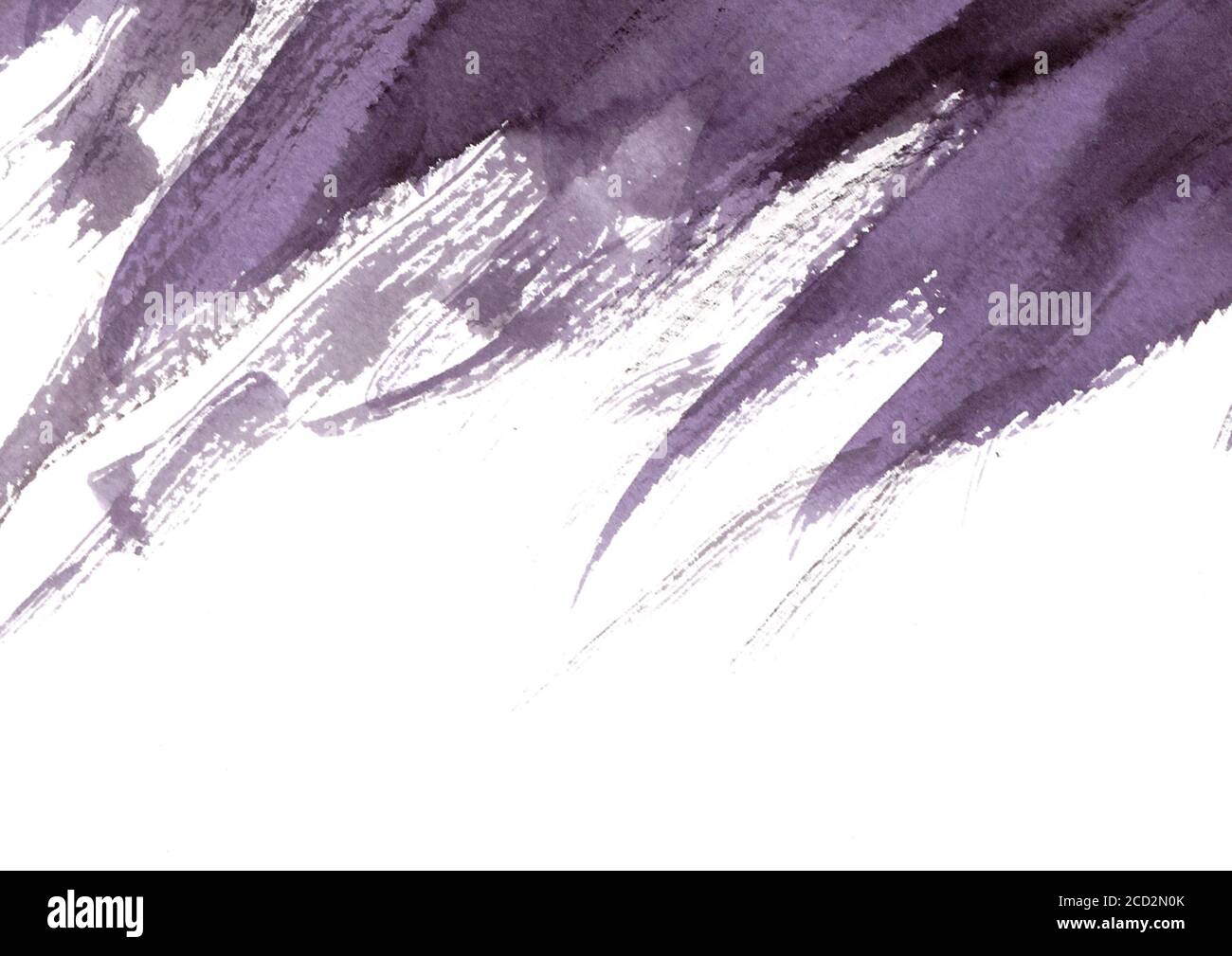 Purple and black abstract hand painted watercolor background. Grunge ...
