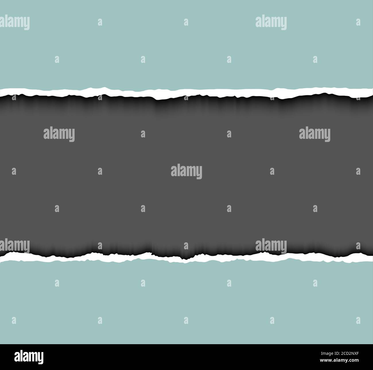 Torn paper frame for text. Vector tear paper background with dark ...