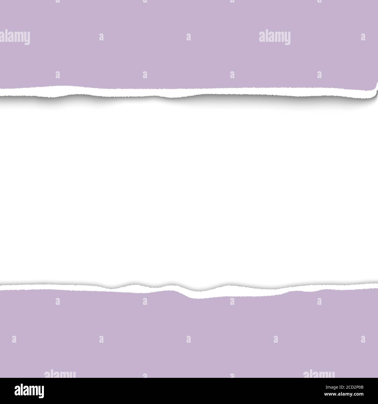 Border of torn paper, realistic vector illustration. Torn paper with ...