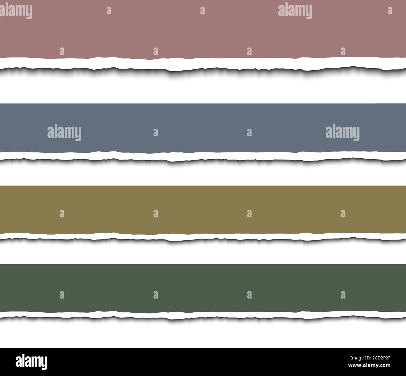 Torn paper pieces banners. Realistic vector illustration. Design ...