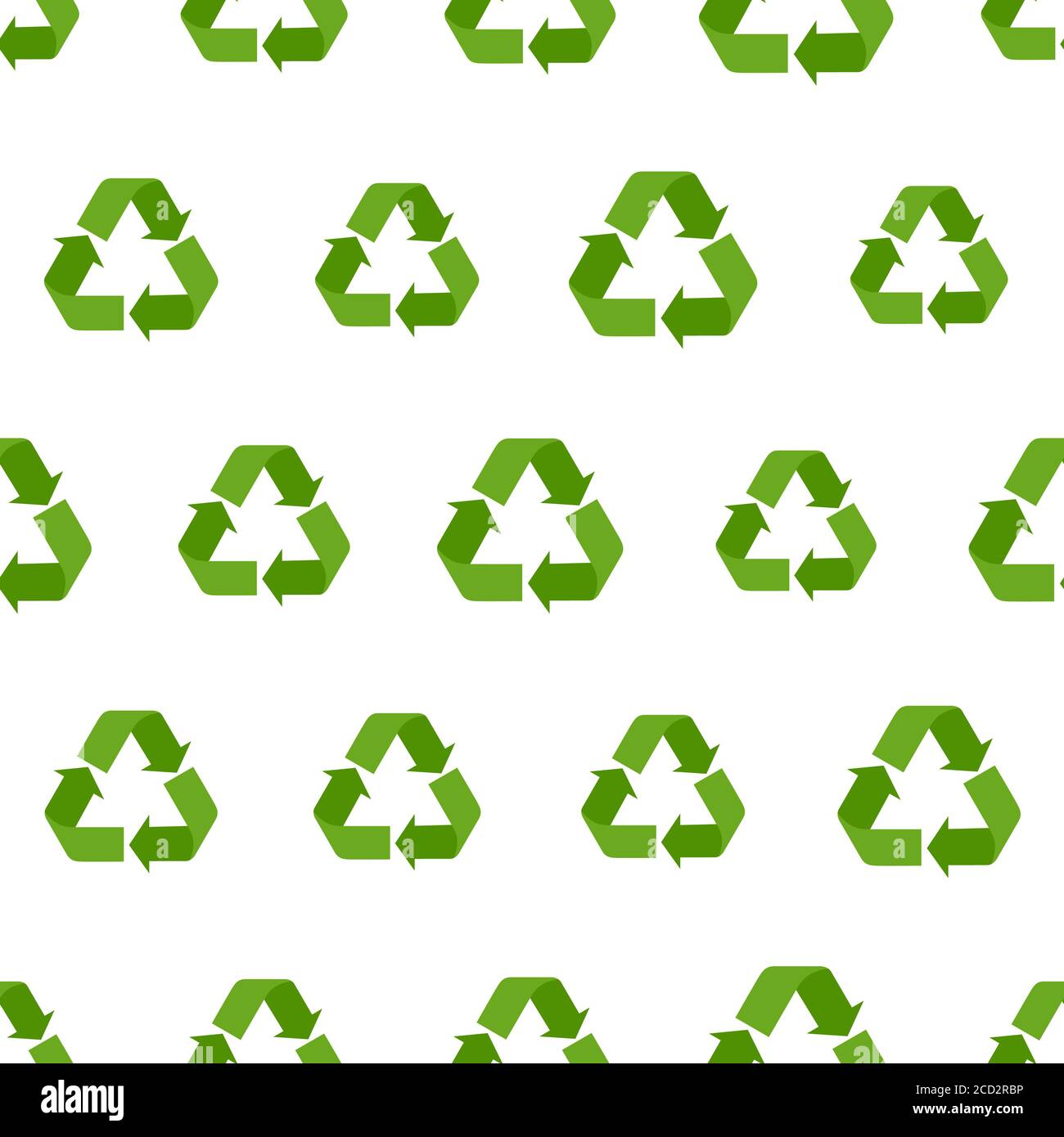 Seamless flat vector recycling sign pattern for packaging and print ...