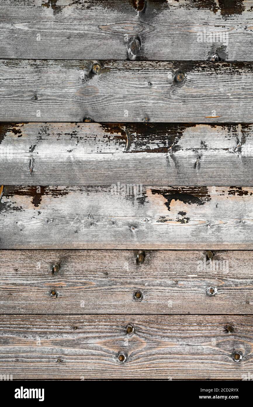 Wooden vintage background. Aged timber is grey. Horizontal Stock Photo ...