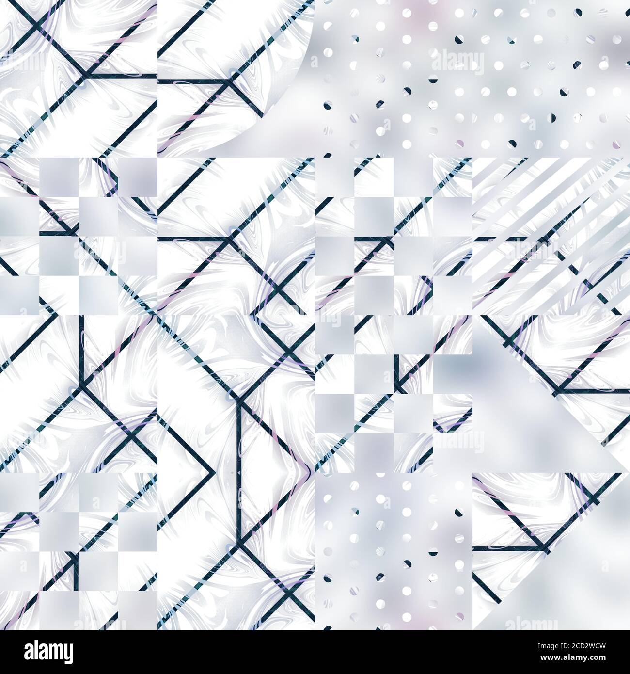 Hip random geo pattern on blurry background Stock Photo - Alamy