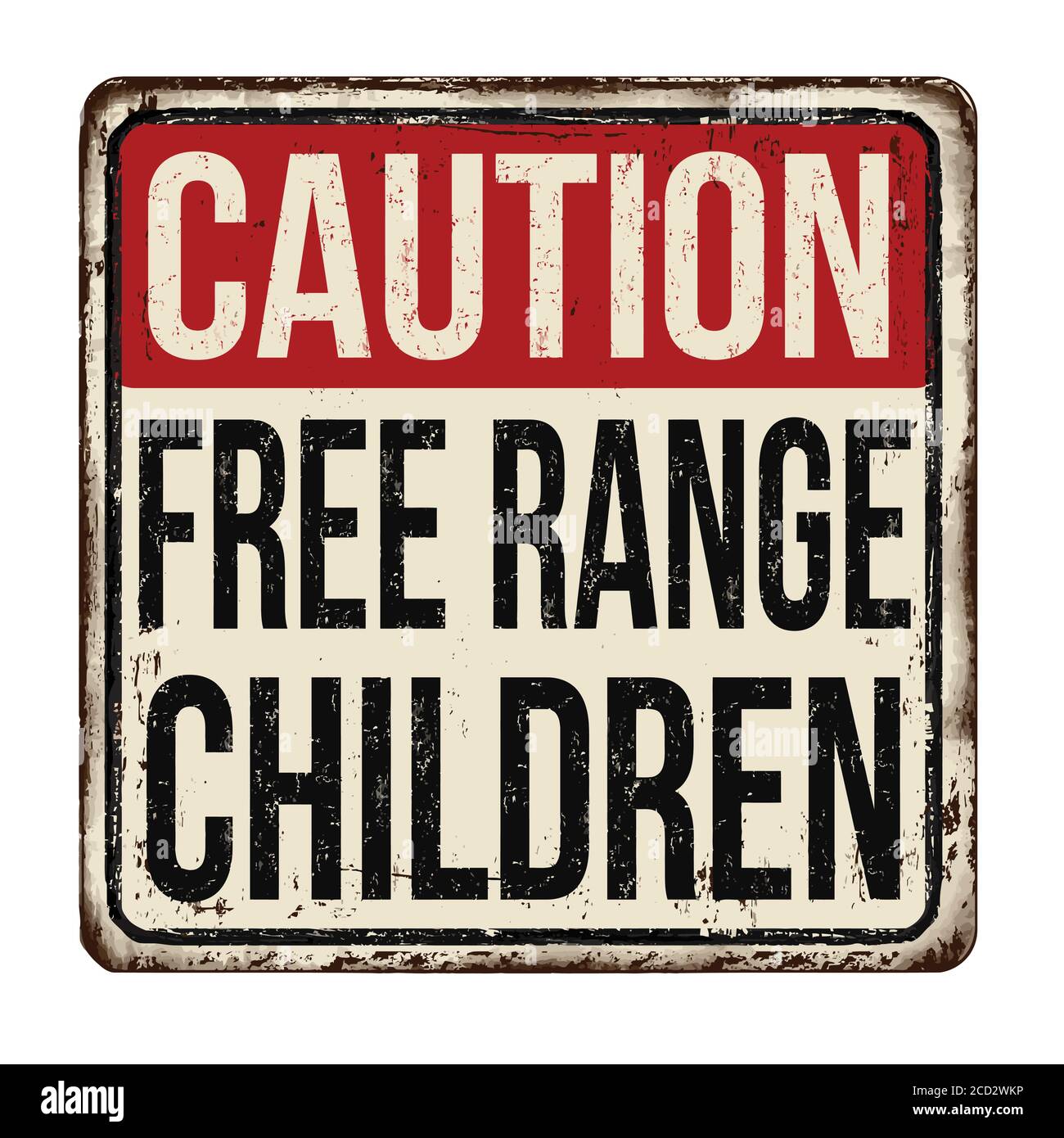 Free range kids Stock Vector Images - Alamy