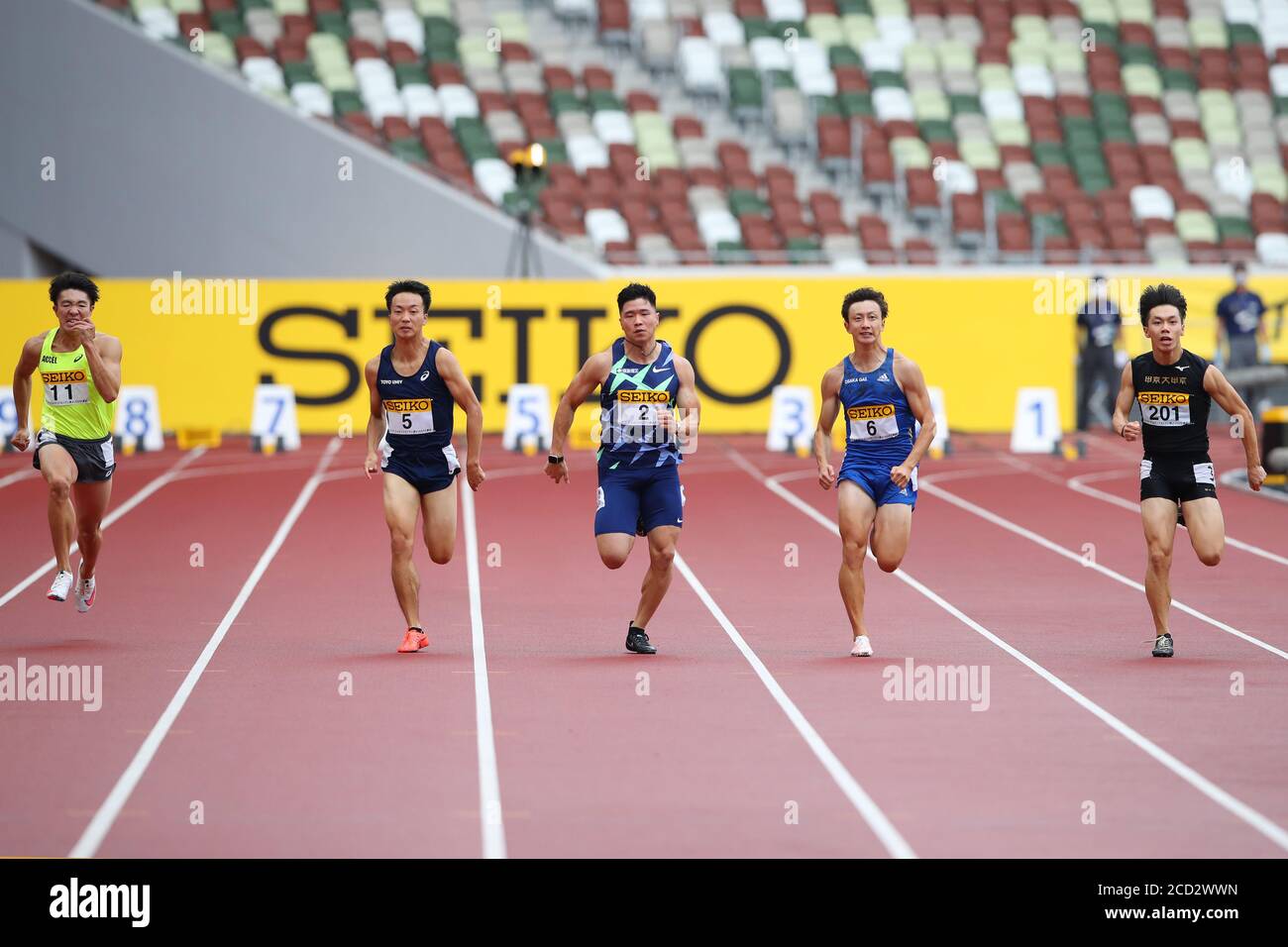 Tokyo, Japan. 23rd Aug, 2020. (L-R) Kimihiko Okubo, Daisuke Miyamoto ...