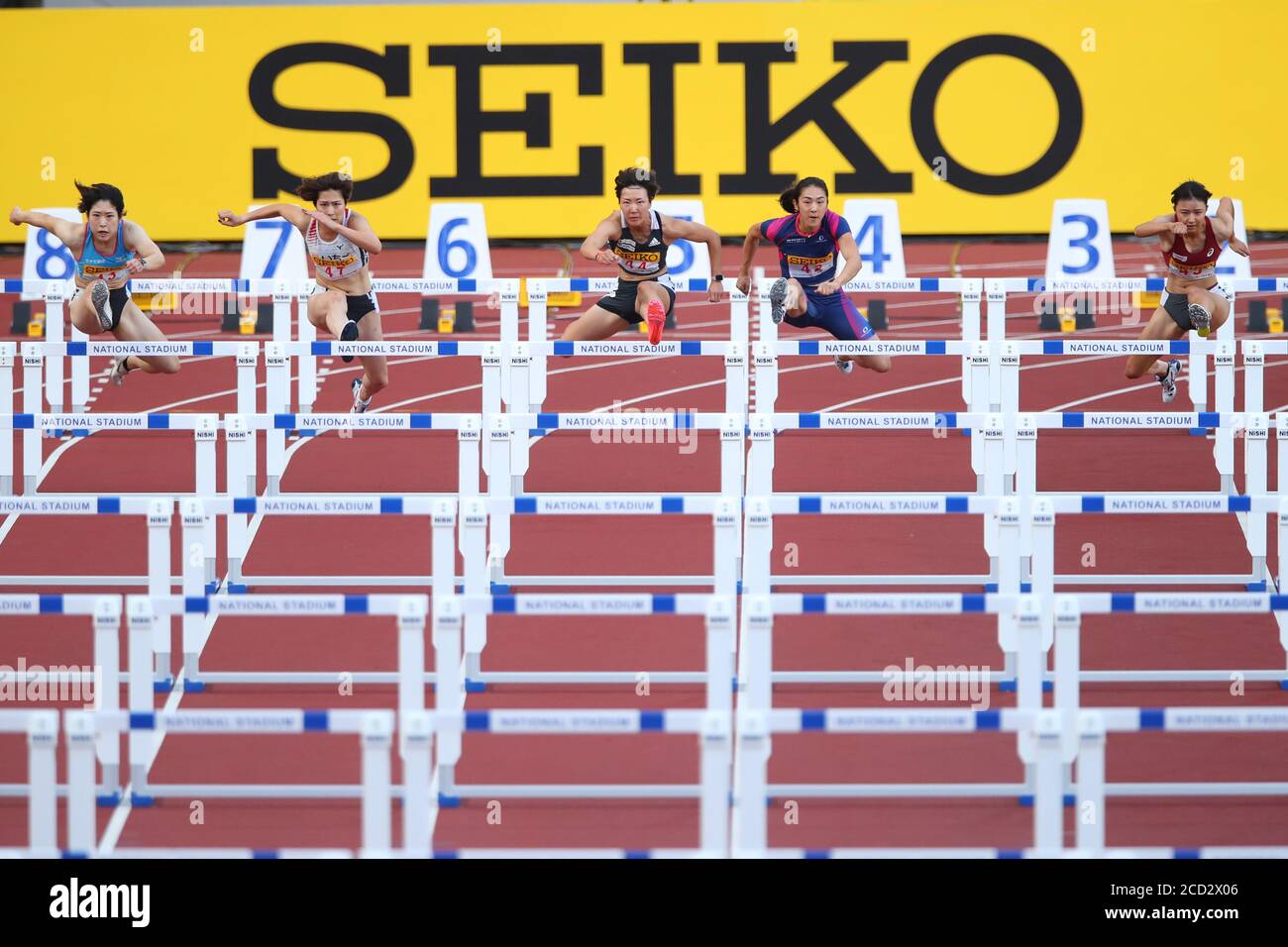 Tokyo, Japan. 23rd Aug, 2020. (L-R) Masumi Aoki, Chisato Kiyoyama ...