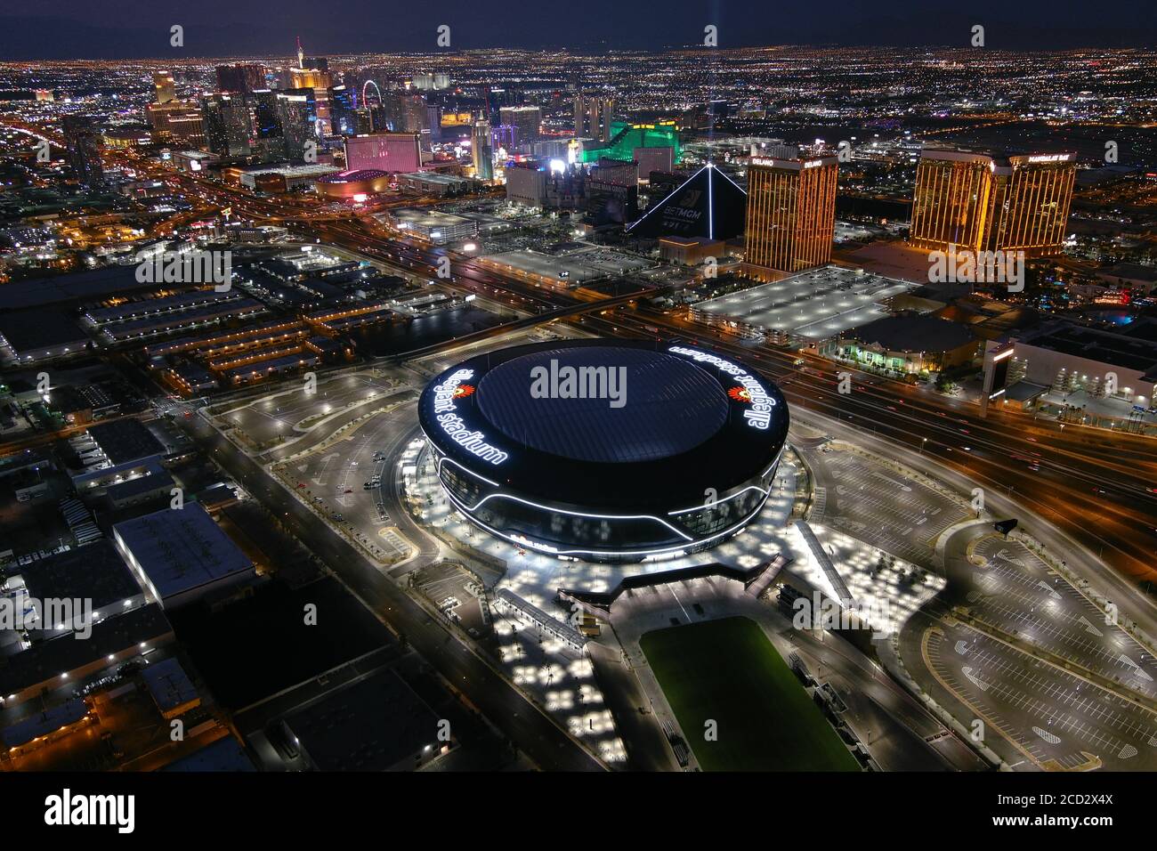 Las Vegas, United States. 25th Aug, 2020. A general view of Allegiant ...