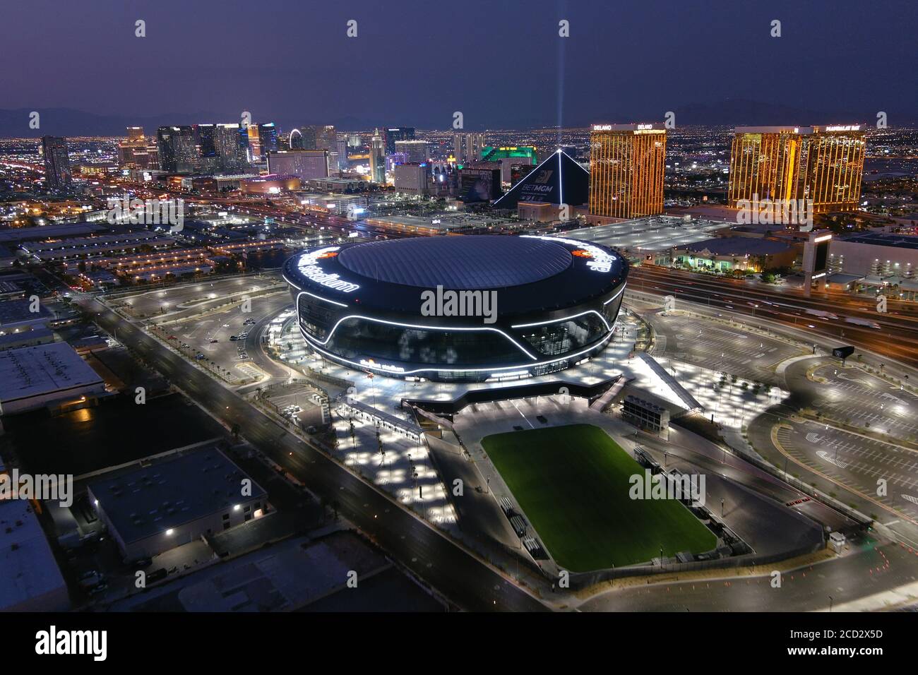 Las Vegas, United States. 25th Aug, 2020. A general view of Allegiant ...