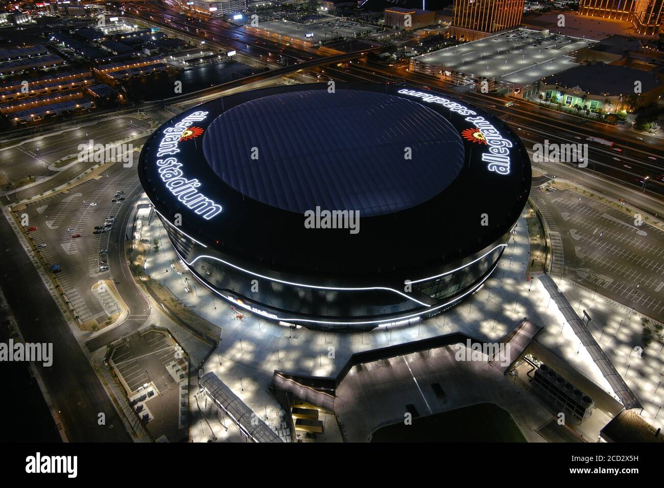 Las Vegas, United States. 25th Aug, 2020. A general view of Allegiant ...