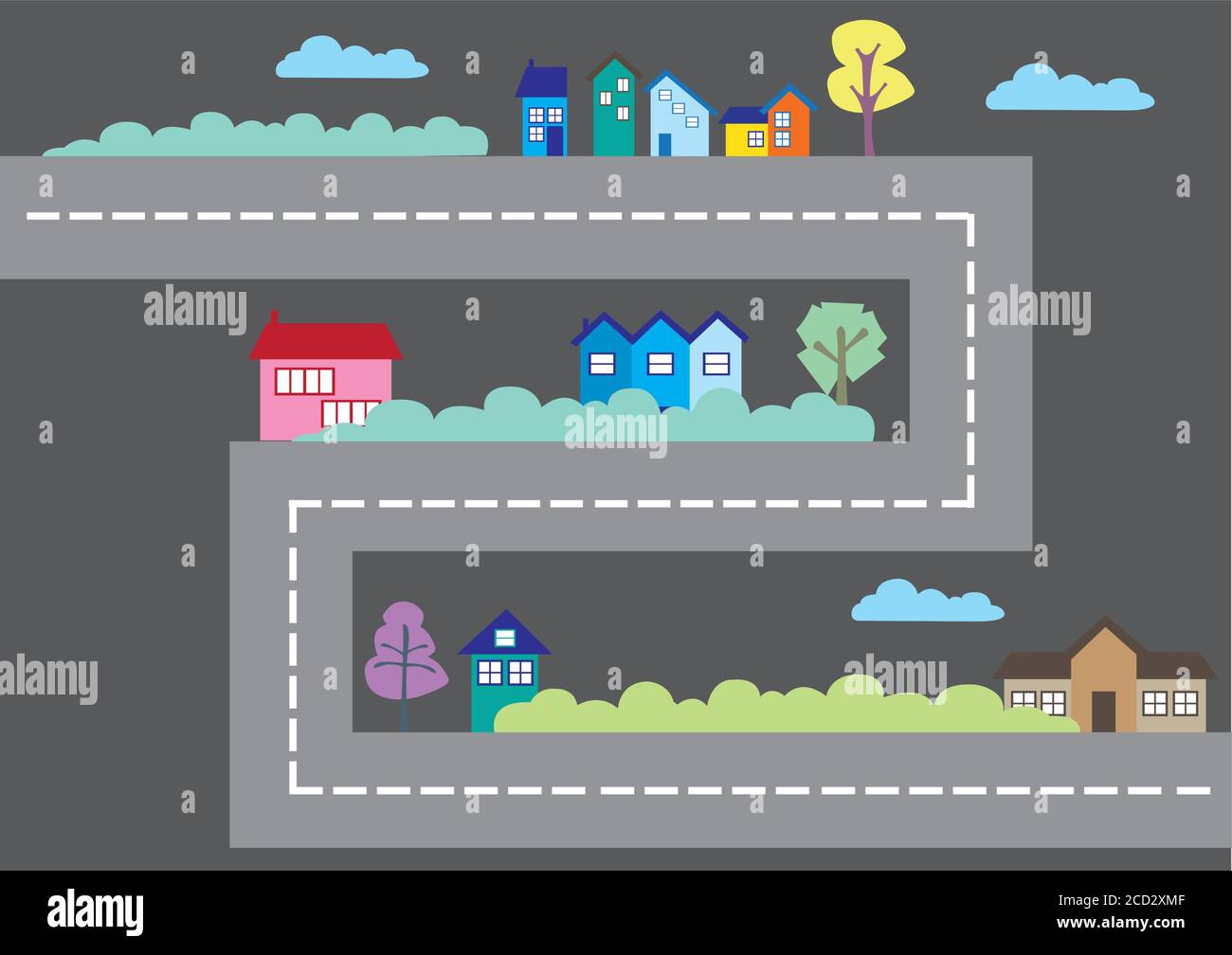 Simple Street Map For Kids