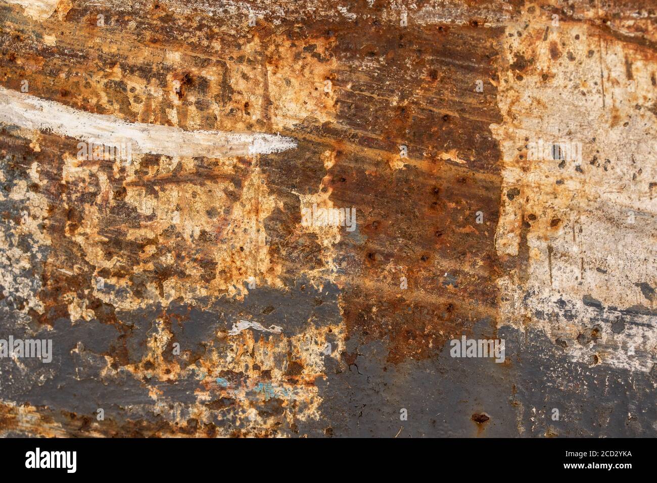 Abstract of patterns formed by rust Stock Photo - Alamy