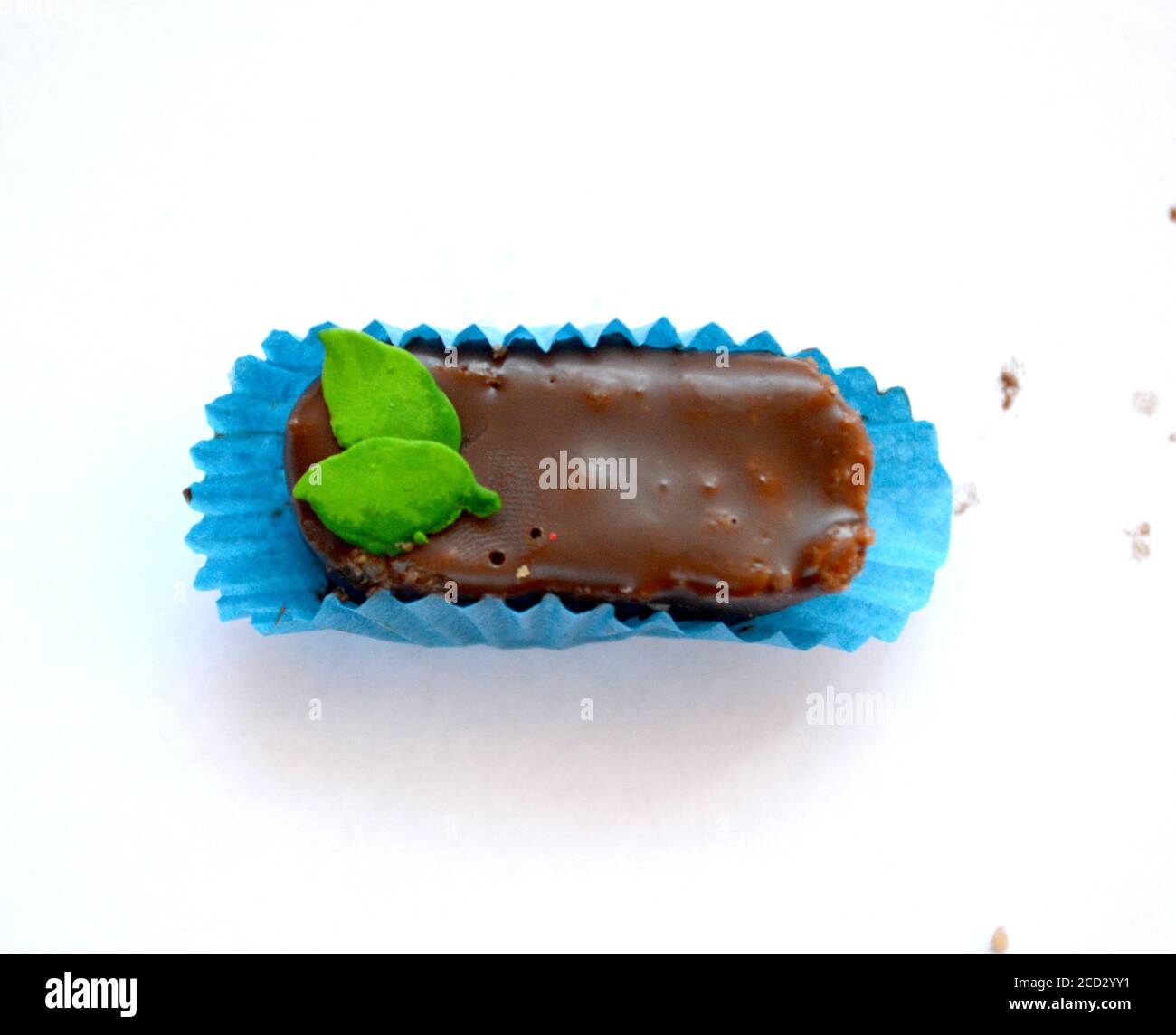 homemade chocolate sweets on white background, image Stock Photo - Alamy