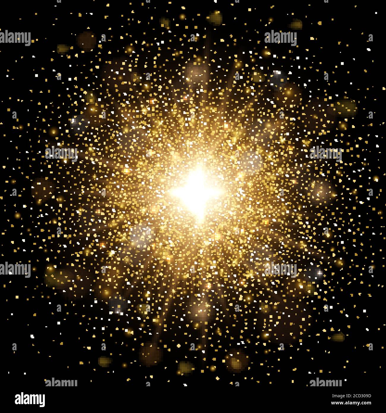 Shining glowing realistic black Stock Vector Images - Alamy