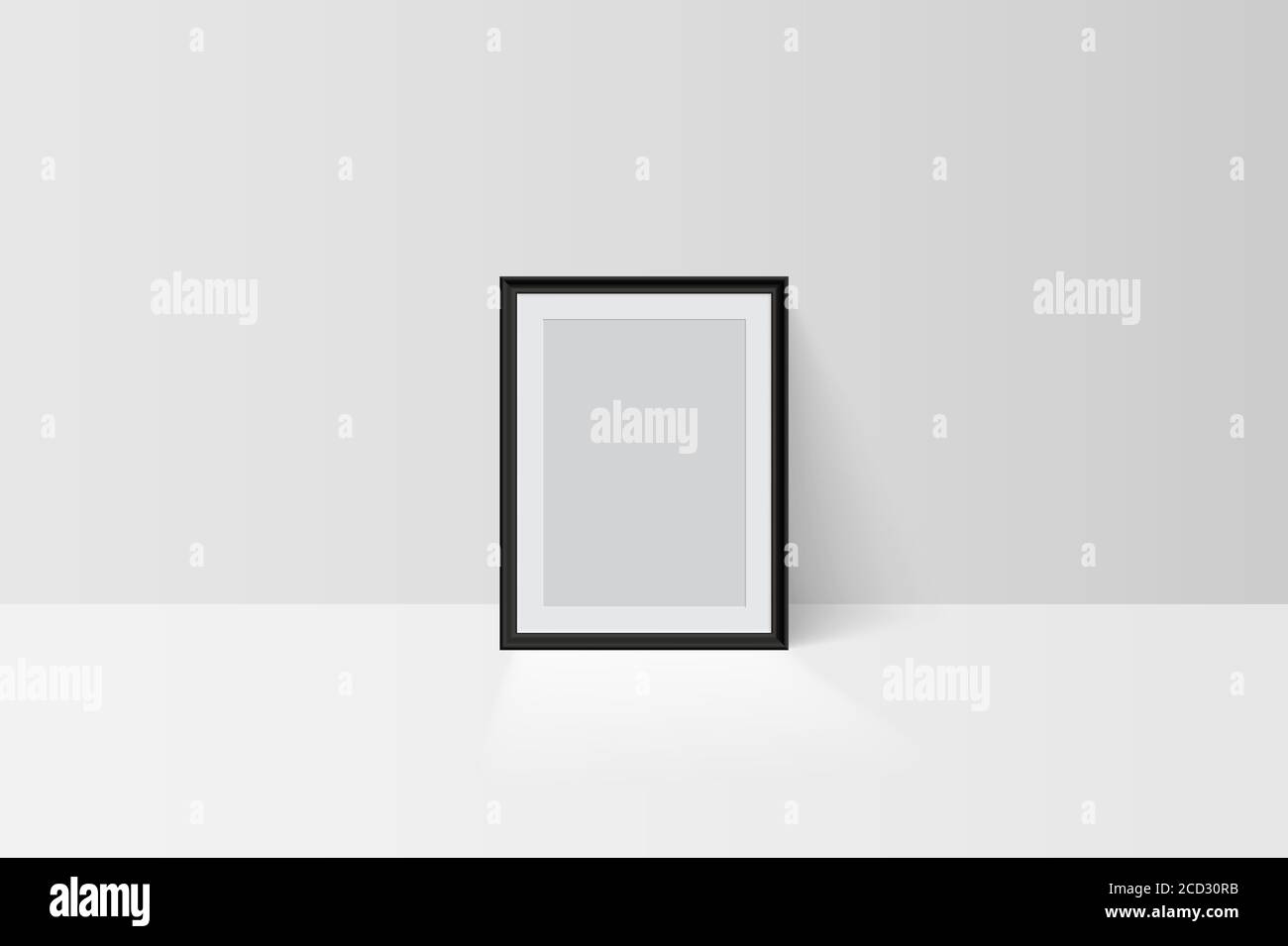 Mat Black Frame Background