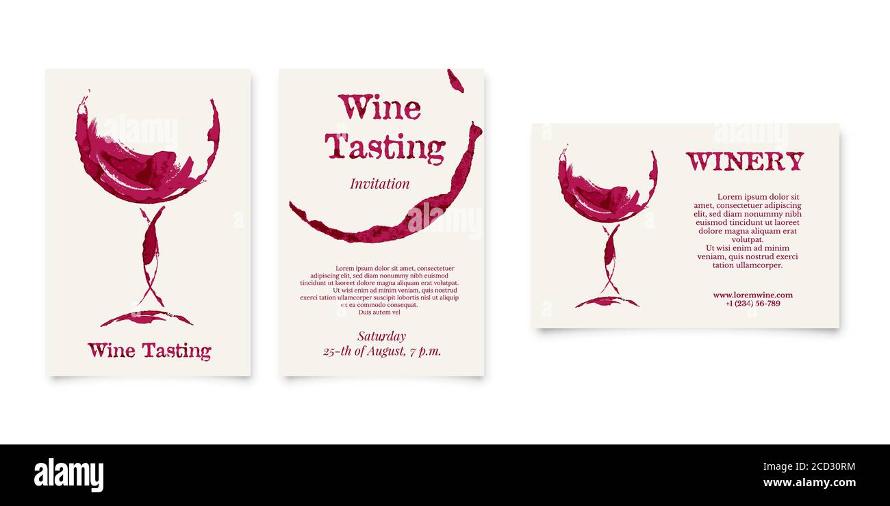 Wine tasting winery in Stock Vector Images - Alamy