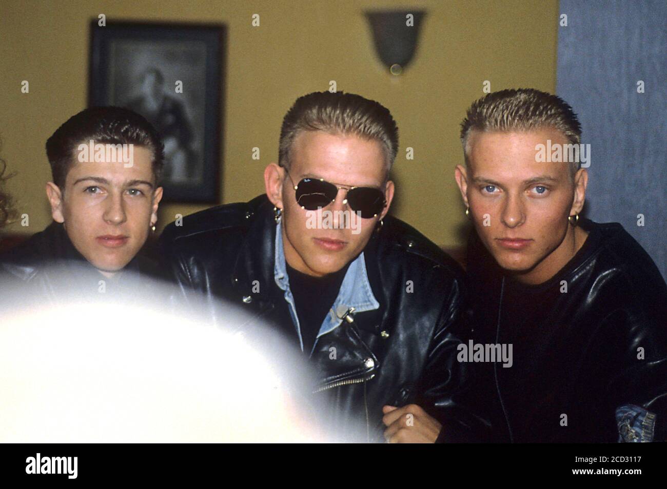 Craig Logan, Matt Goss and Luke Goss from Bros at the Pepsi Sponsor ...