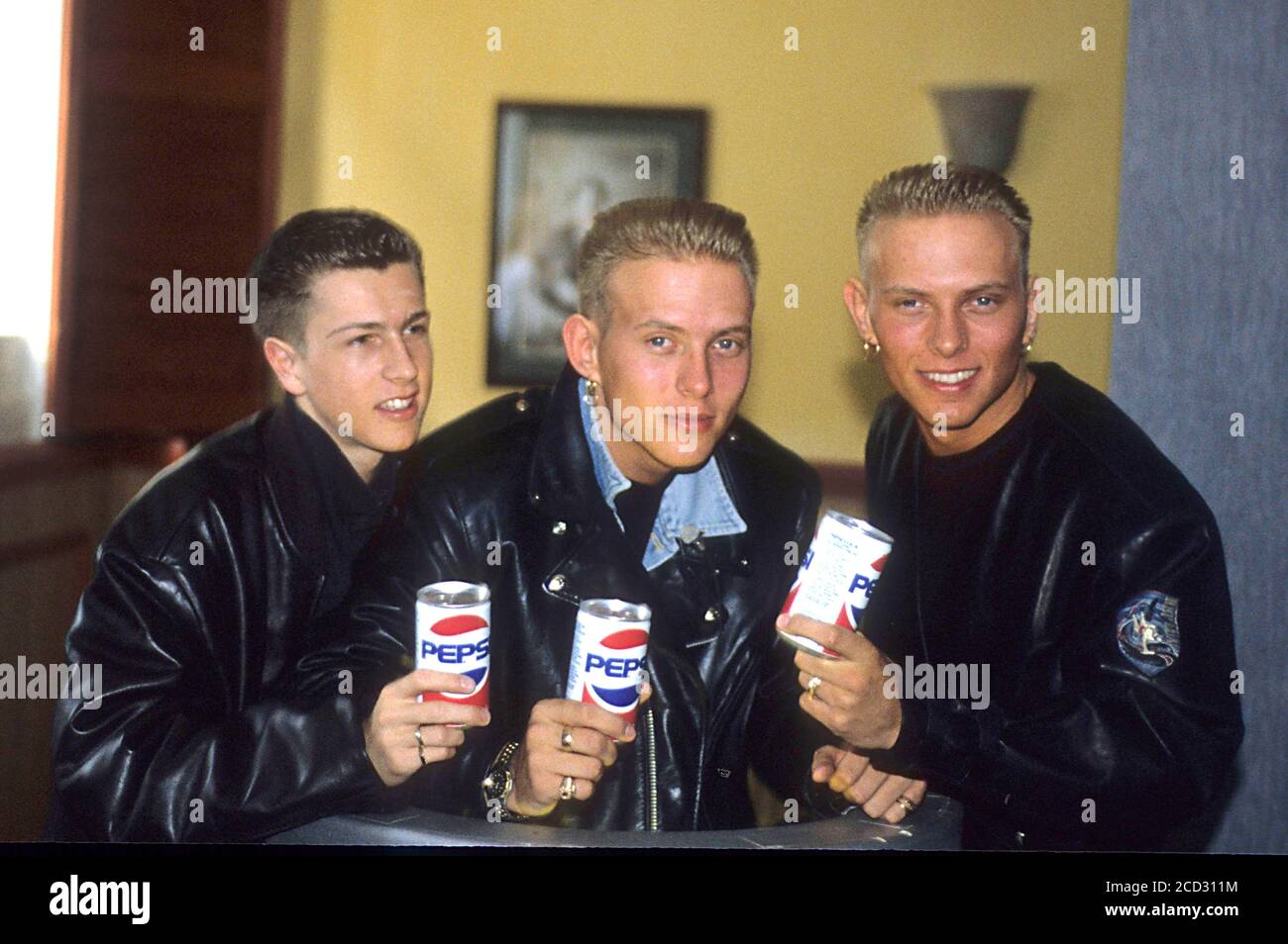 Craig Logan, Matt Goss and Luke Goss from Bros at the Pepsi Sponsor ...