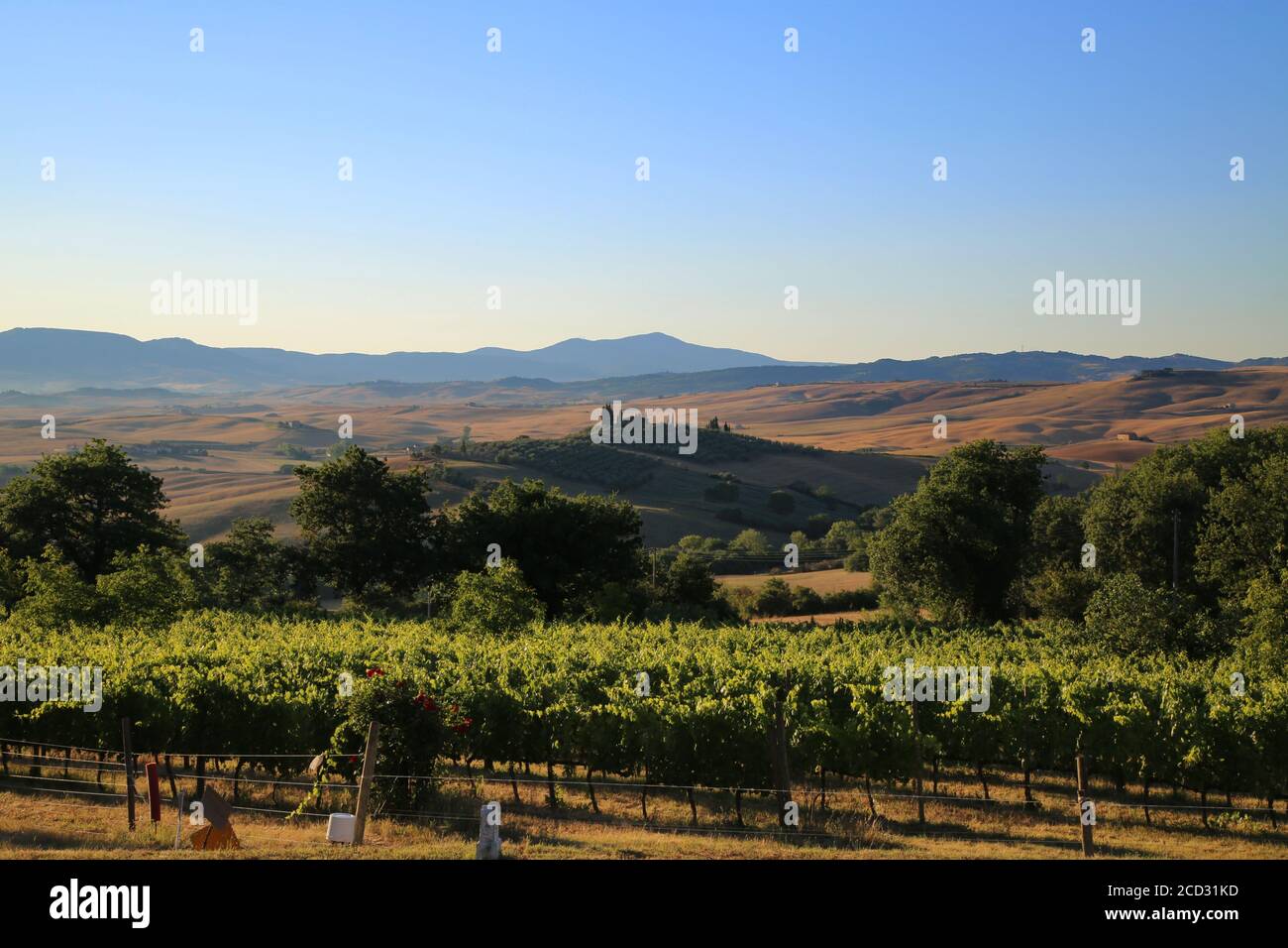 Beautiful Tuscany Landscape, Val D'Orcia Stock Photo - Alamy