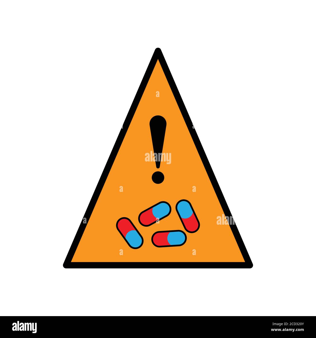 Drug stop flat icon, stop over dose, international overdose day. Design ...