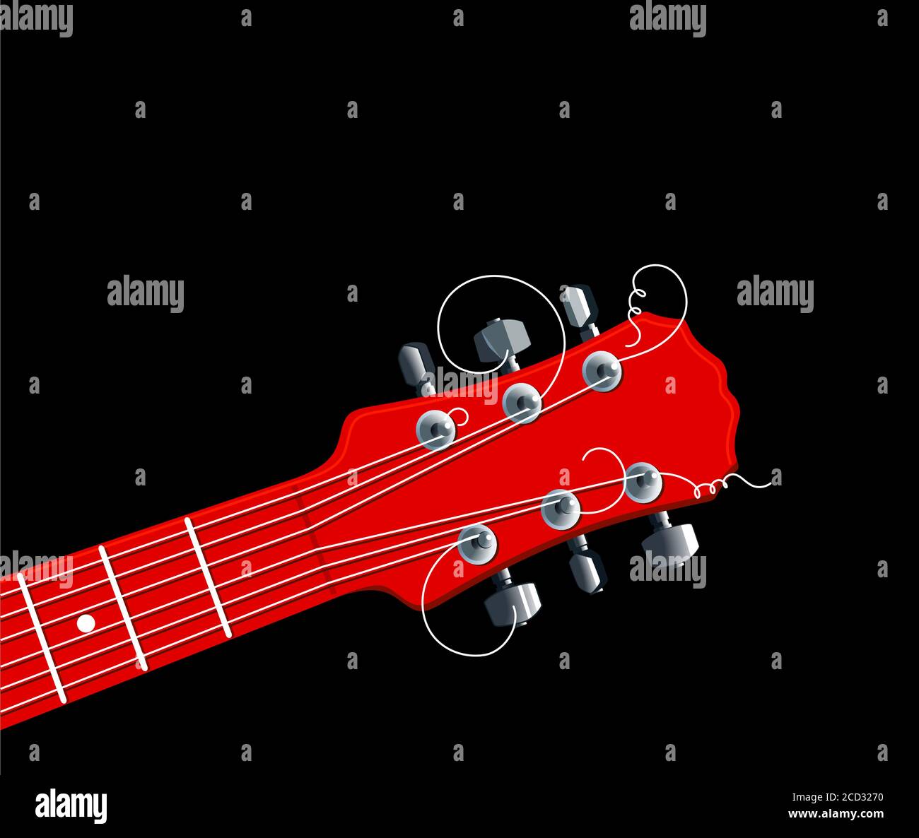 Musical instrument guitar Stock Vector Images - Alamy