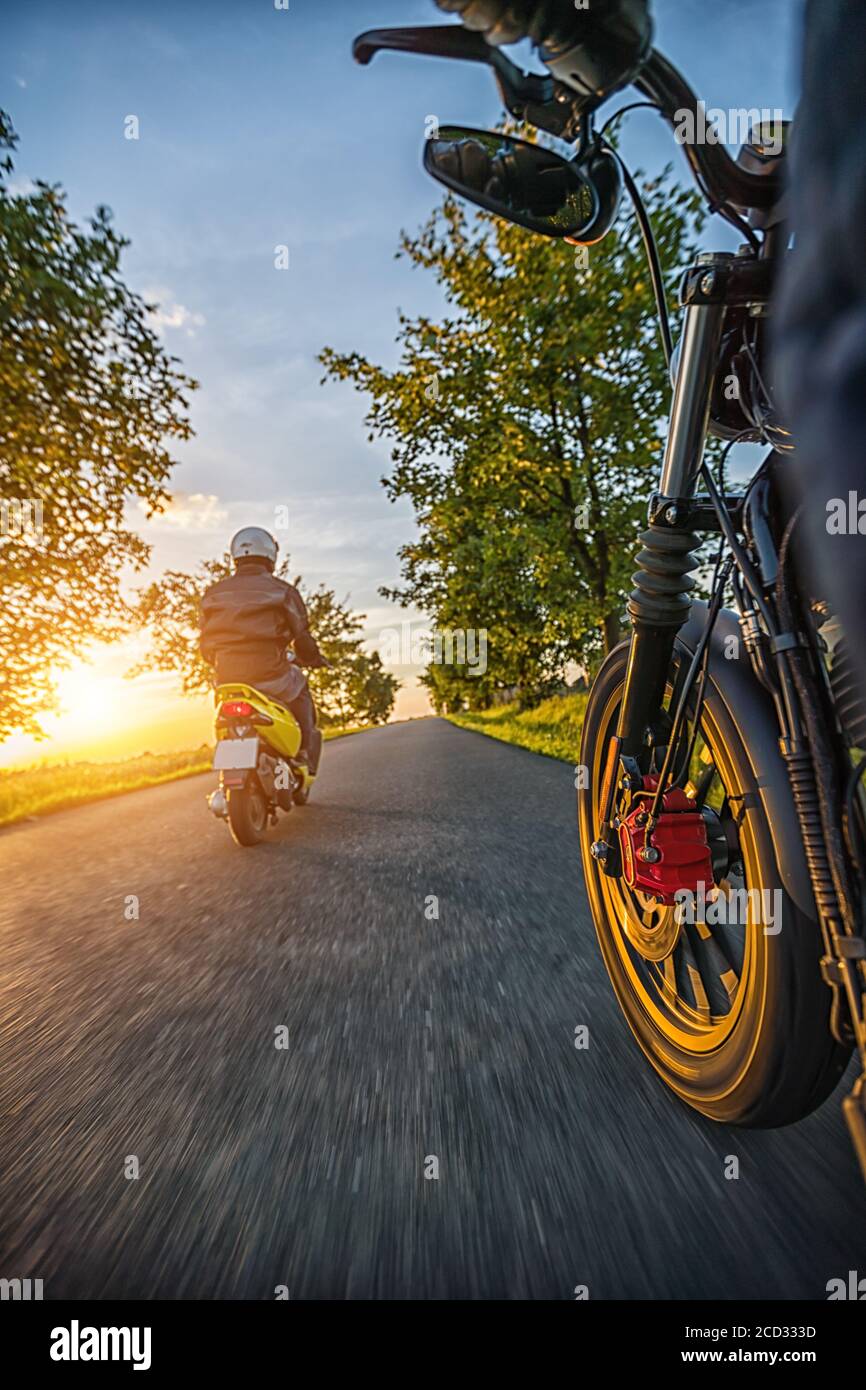 Motorcyclist Perspective High Resolution Stock Photography and Images ...