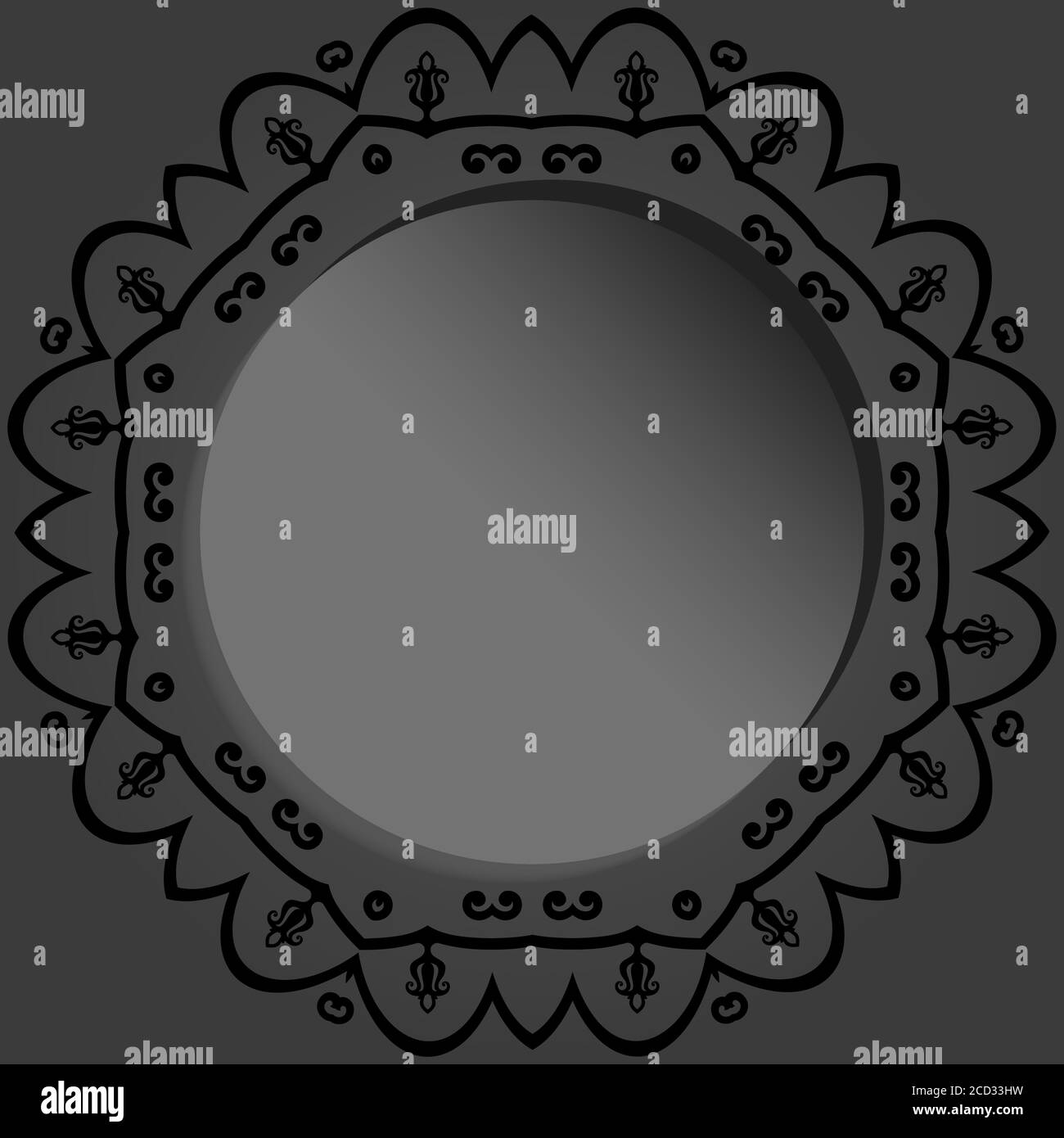 Vector border frame colorful Black and White Stock Photos & Images - Alamy