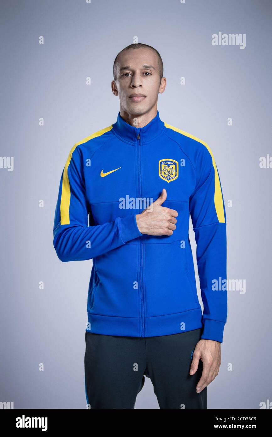 Brazilian football player Joao Miranda, or simply Miranda, of Jiangsu ...