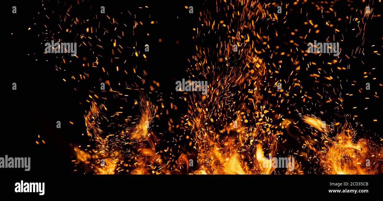 Fire Sparks Photoshop Brushes