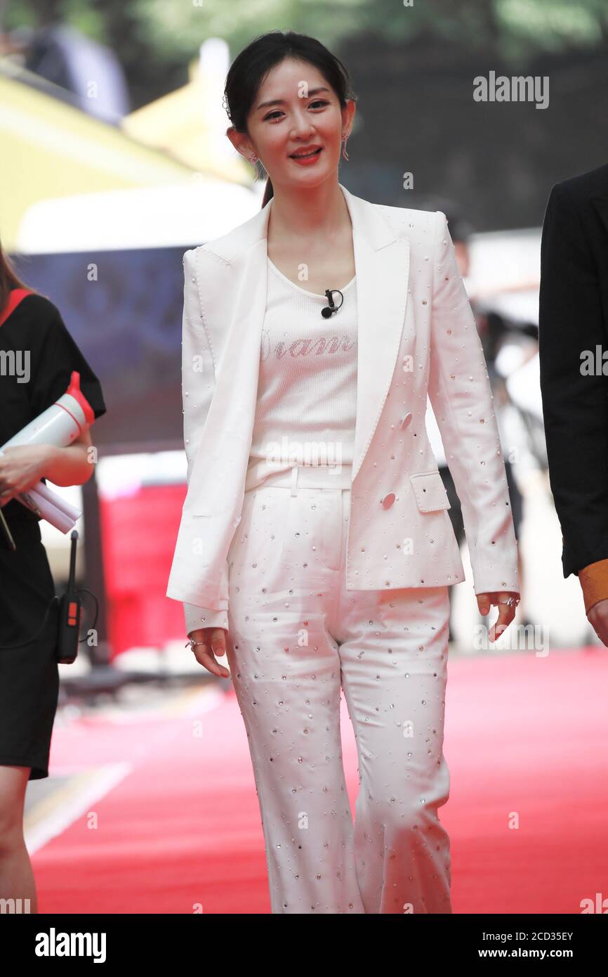 Chinese host, singer and actress Xie Na, also known as "Nana," attends ...