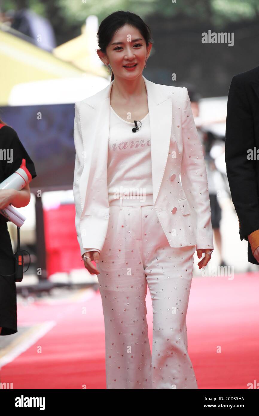 Chinese host, singer and actress Xie Na, also known as "Nana," attends ...