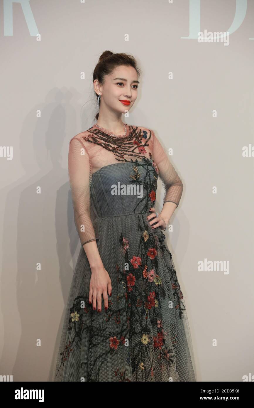 Chinese model, actress, and singer Angela Yeung Wing, better known by ...