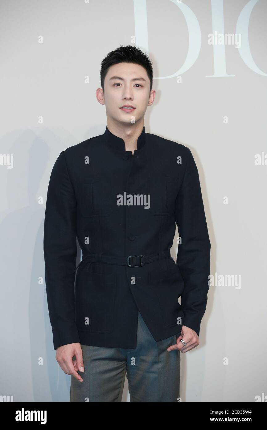 Chinese actor and model Huang Jingyu also known as Johnny Huang, attends "Christian Dior ...