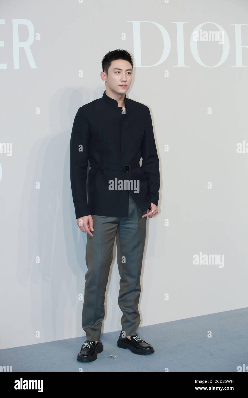 Chinese actor and model Huang Jingyu also known as Johnny Huang, attends "Christian Dior ...