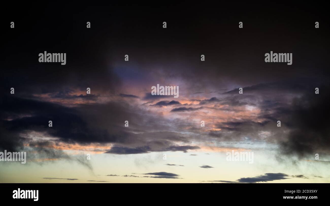Dramatic sky with clouds. Nature background Stock Photo - Alamy