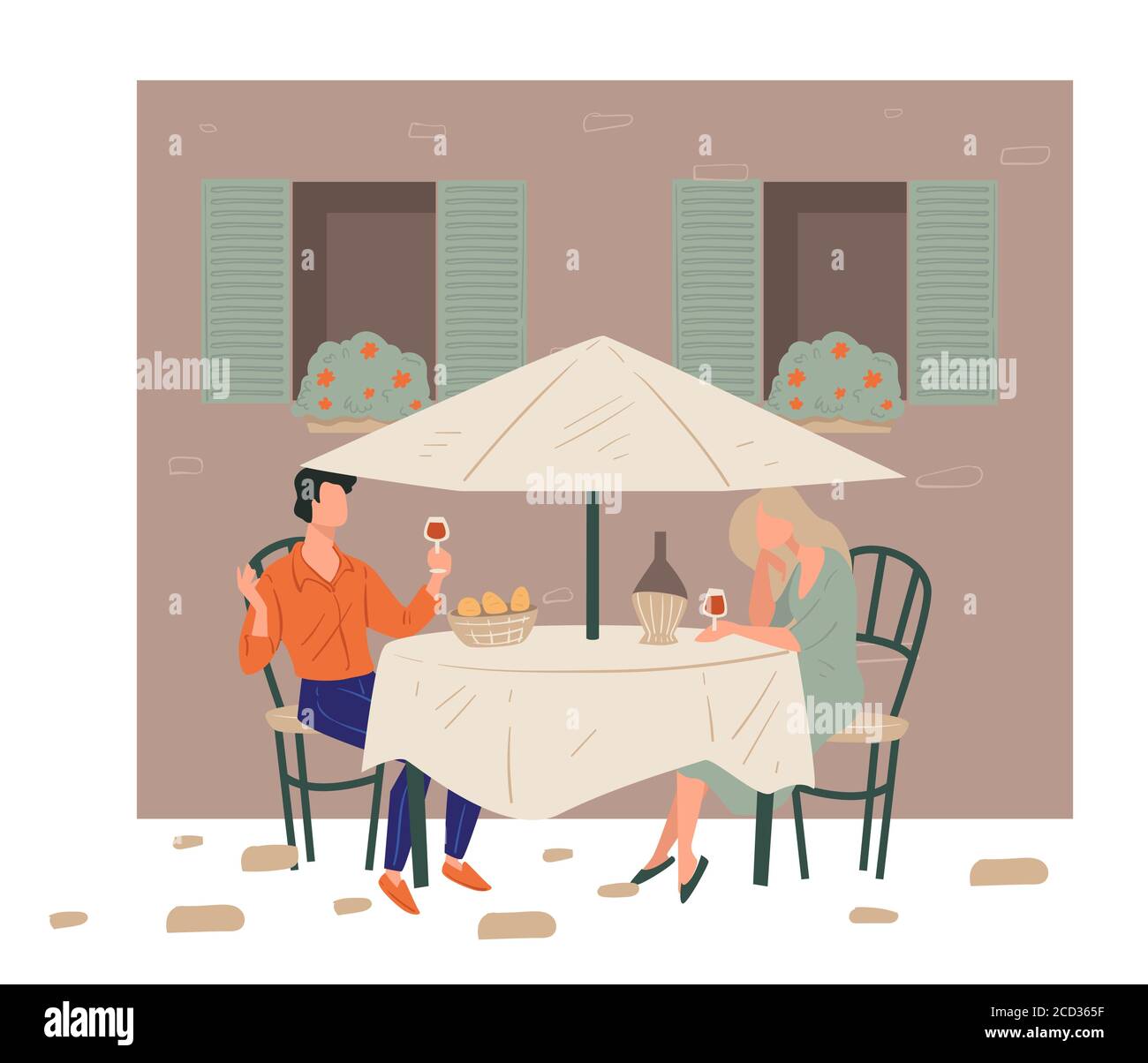 Couple sitting restaurant table Cut Out Stock Images & Pictures - Alamy
