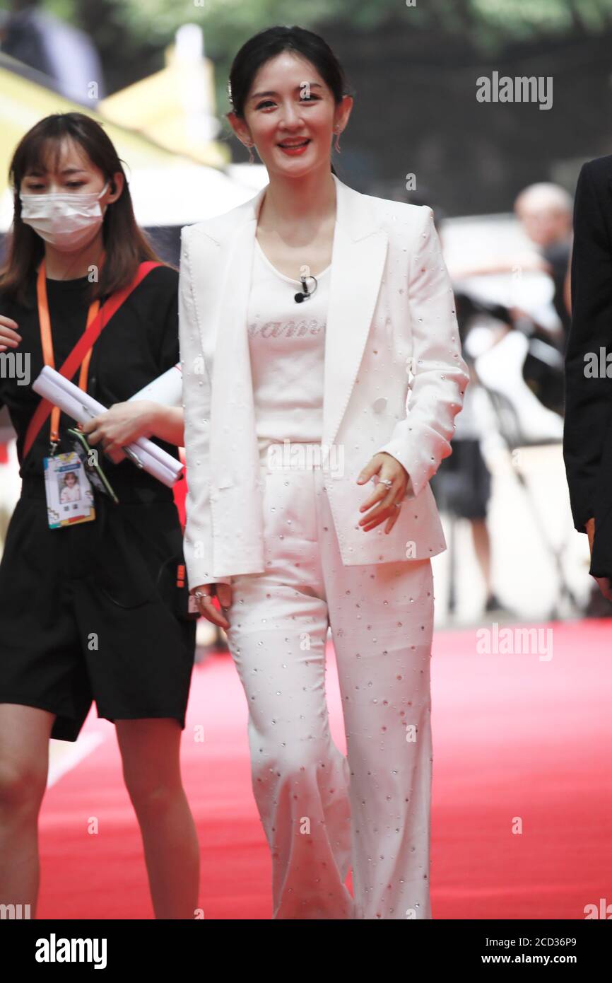 Chinese host, singer and actress Xie Na, also known as "Nana," attends ...