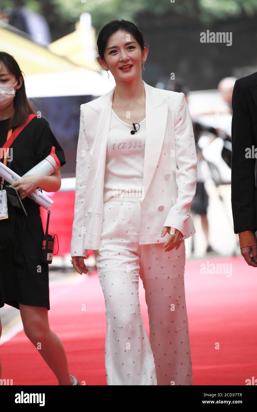 Chinese host, singer and actress Xie Na, also known as "Nana," attends ...