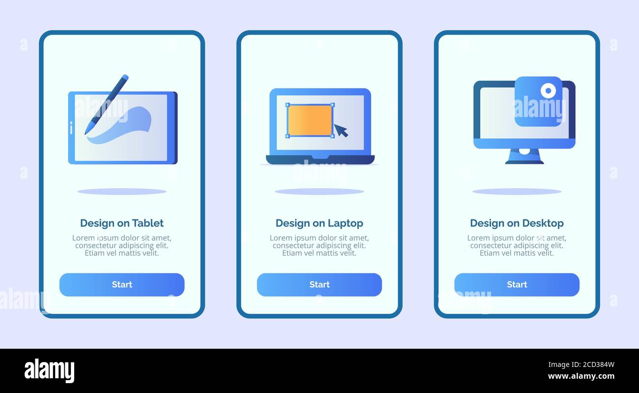 Design on tablet design on laptop design on desktop for mobile apps ...