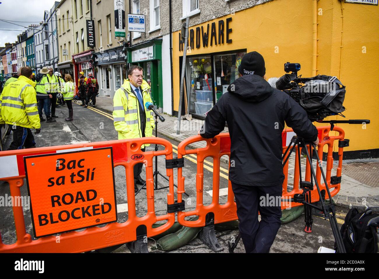 Clean up after flooding from Storm Francis left damage in Bantry, West ...