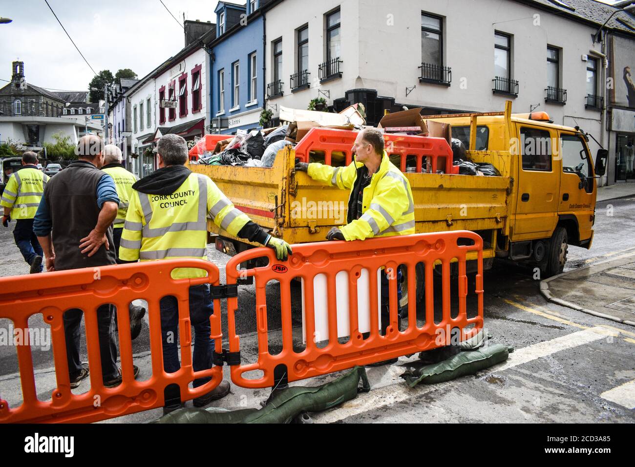 Clean up after flooding from Storm Francis left damage in Bantry, West ...