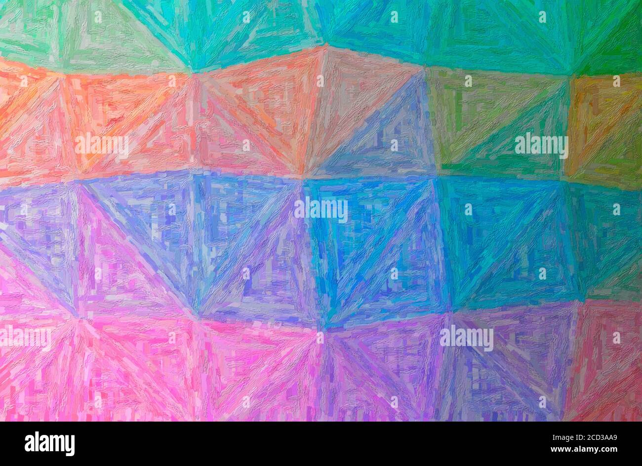 Abstract illustration of blue, green, yellow and purple Colorful ...