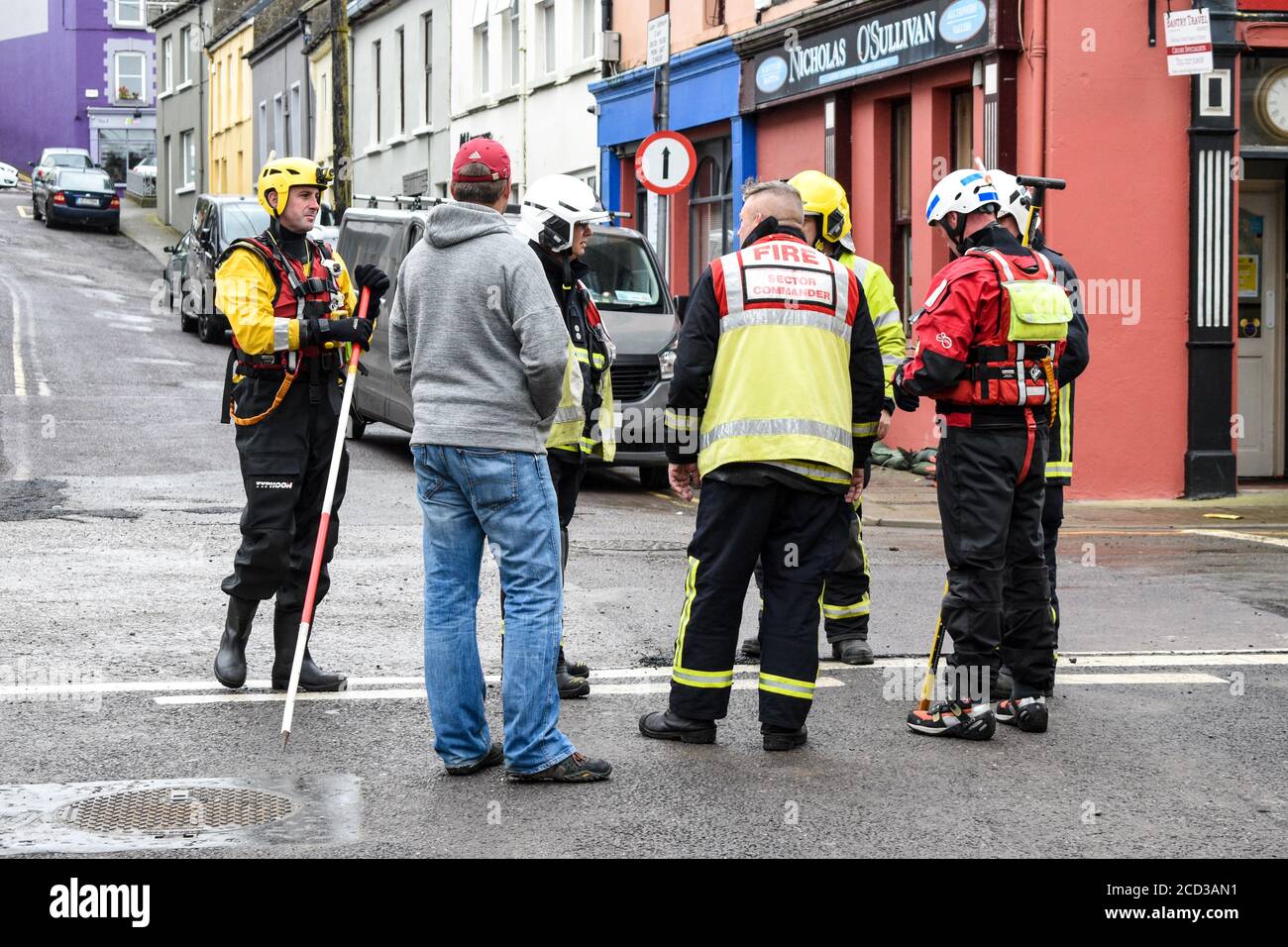 Clean up after flooding from Storm Francis left damage in Bantry, West ...