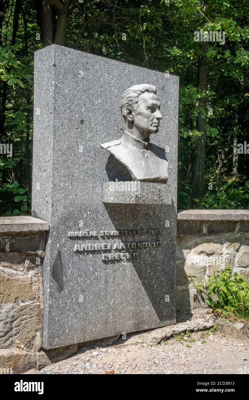 The Memorial and the Cemetery of the Czechoslovak Army in Dukla Pass ...