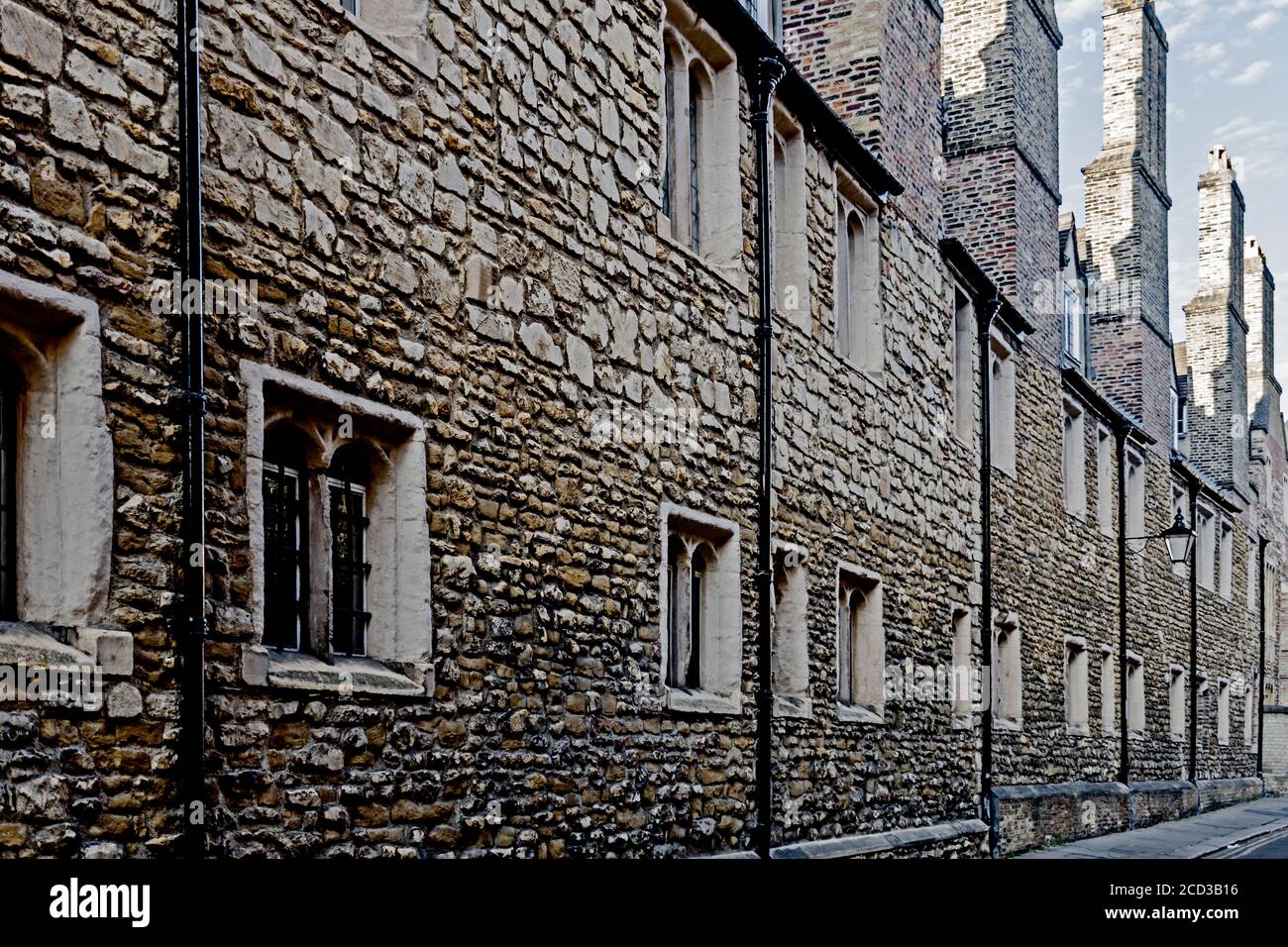 Cambridge (England): Trinity Lane, leading to the river Stock Photo - Alamy
