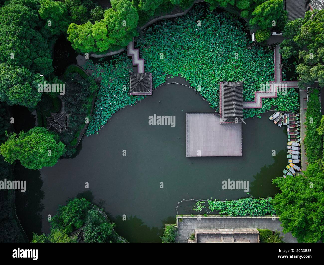 Lotus temple aerial hi-res stock photography and images - Alamy