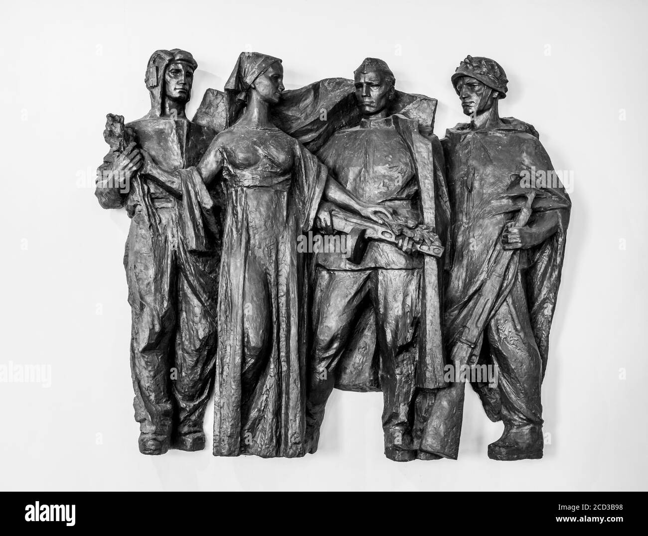 Observation Tower on mountains pass Dukla on the Slovak-Polish border ...